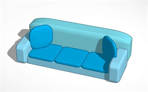 3d Design Sofa Couch Tinkercad