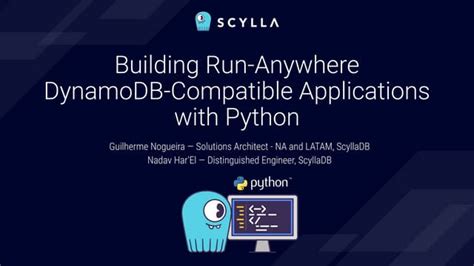 Build Dynamodb Compatible Apps With Python Ppt