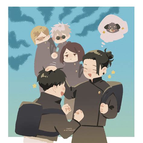 Gojou Satoru Nanami Kento Getou Suguru And Ieiri Shoko Jujutsu