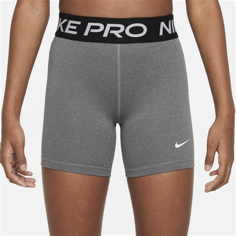 Buy Nike Pro Girls Shorts Carbon Heather White Nike Uae Official