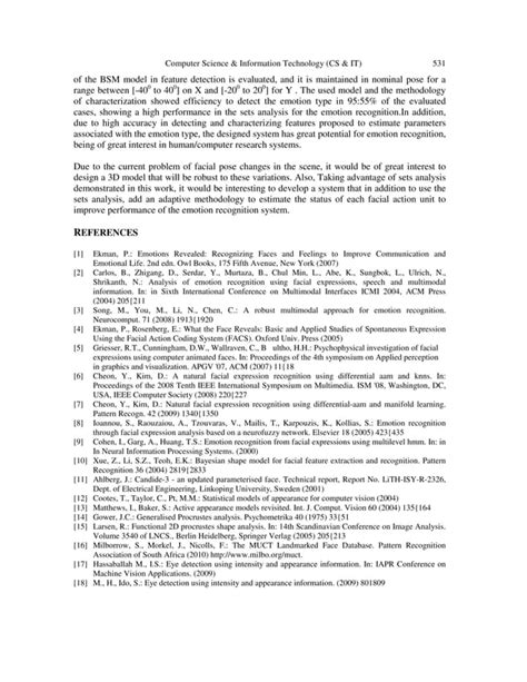 Facial Landmarking Localization For Emotion Recognition Using Bayesian Shape Models Pdf