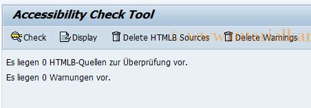 ACC CHECK SAP Tcode Accessibility Checktool CRM PC UI Transaction Code