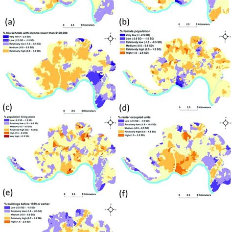 The Results Of Individual Social Vulnerability Indicators A