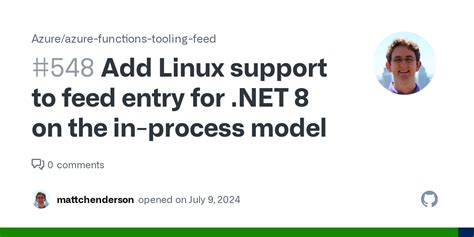 Add Linux Support To Feed Entry For NET 8 On The In Process Model