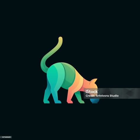 Стокова ілюстрація Векторна Ілюстрація Крила Градієнт Барвистий Стиль — Завантажте зображення