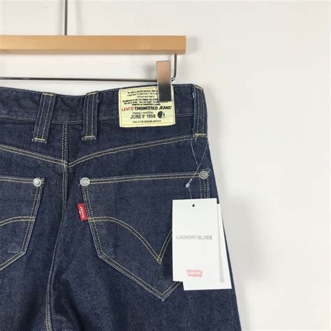 27 리바이스 엔지니어드진 엔진 인디고 빈티지 구제데님 청바지 셔츠 후루츠패밀리