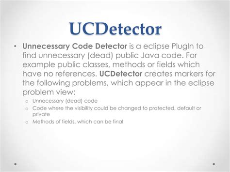 Java Code Quality Tools Ppt