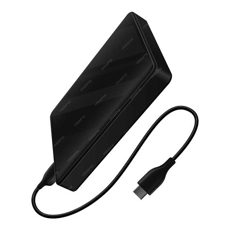 Usb Hdd 아이콘 만화 벡터 하드 디스크 드라이브 컴퓨터 메모리 프리미엄 벡터