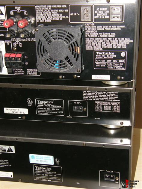 Technics Stereo System Components Photo Canuck Audio Mart