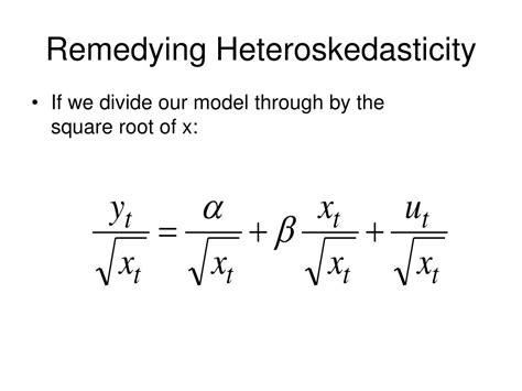 Ppt Autocorrelation And Heteroskedasticity Powerpoint Presentation