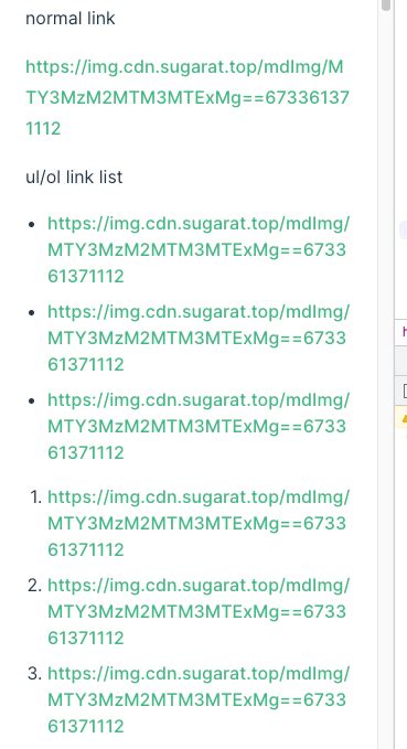 when you use links directly in the list they will not automatically break lines · issue 1783