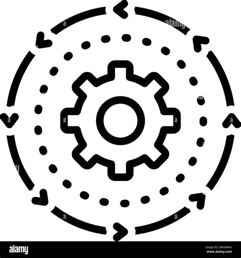 Icon For Processing Workflow Stock Vector Image Art Alamy