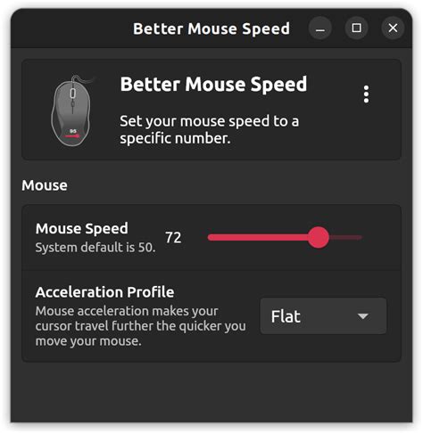Install Better Mouse Speed On Linux Snap Store