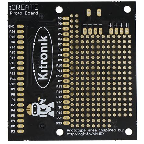 kitronik create proto board for bbc microbit smalldevices