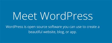 Wordpress Homepage