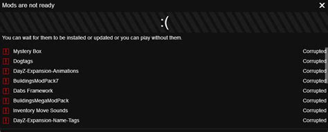 Can T Install Mods R Dayz