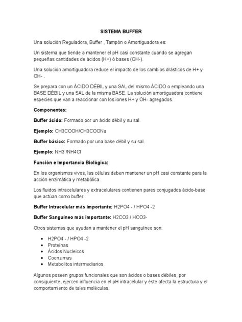 Sistema Buffer Pdf