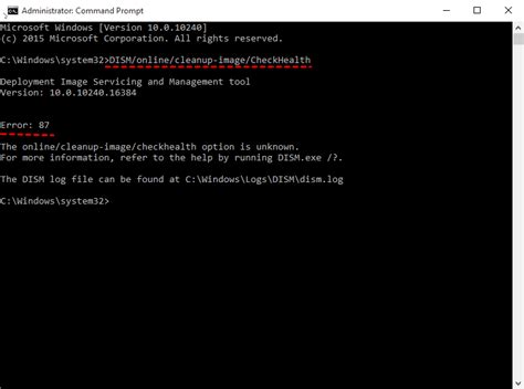 fixes dism error 87 the parameter is incorrect unknown