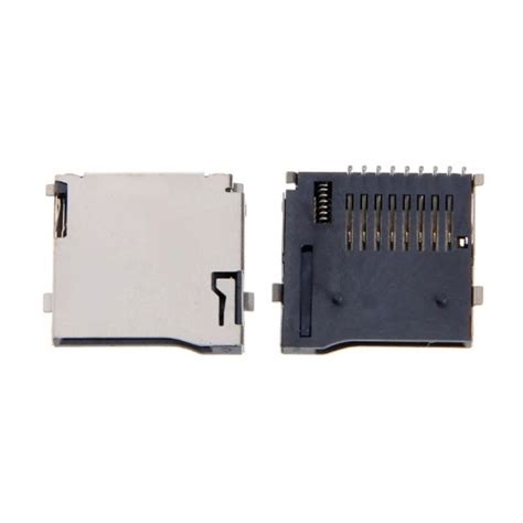 Buy Micro SD Card Connector Push Push Type Pin Surface Mount Online At HUBTRONICS