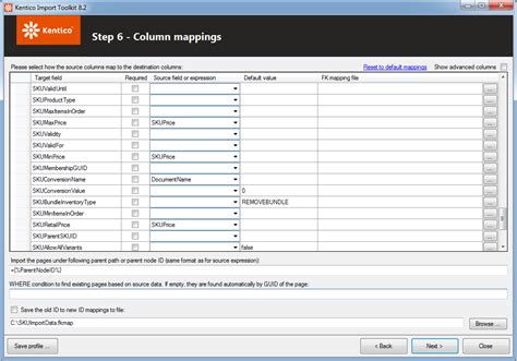 Example Importing New Products Using Kentico Import Toolkit Kentico