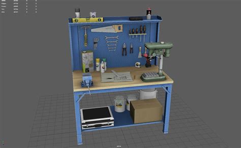 Workbench 3d Model By Sanchiesp