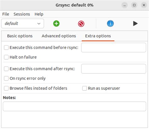 Grsync Graphical User Interface For Rsync Page 2 Of 3 Linuxlinks