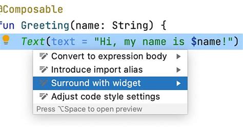 Im Learning Compose In Android Developer Course And It Says To Press