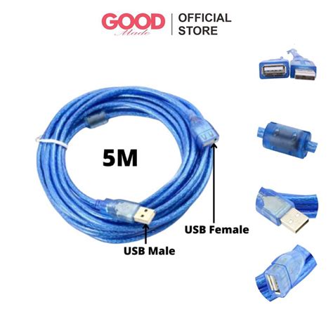 Jual Good Made Kabel Sambungan Usb 5m Cable Usb Extention 5 Meter
