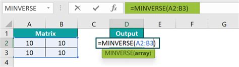 Minverse In Excel Formula Examples How To Use