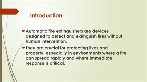 automatic fire extinguisher using arduino pptx