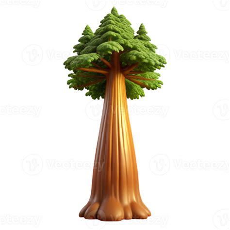 Stunning Modern A Giant Sequoia Tree Reaching Towards The Sky Soft Golden Light Majestic Style