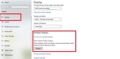 Second Monitor Not Being Detected Windows 11