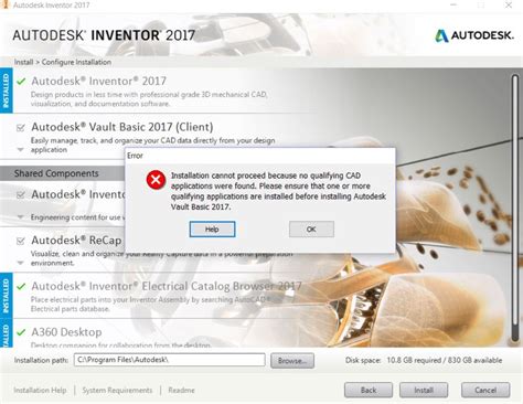 Problems With Installing Autodesk Inventor Professional 2017 Education Edition Autodesk Community
