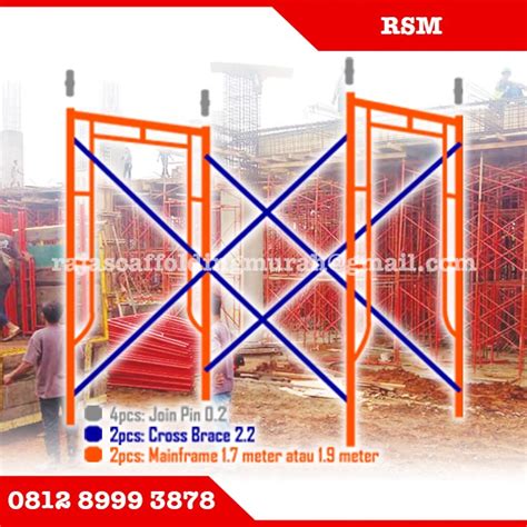 Jual Scaffolding 170 Steger Perancah Main Frame 170 Kota Tangerang Raja Scaffolding Murah