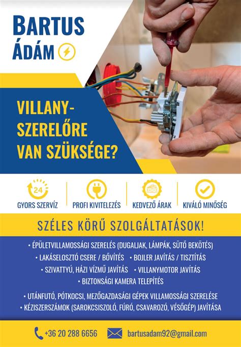 Bartus Ádám Villanyszerelő