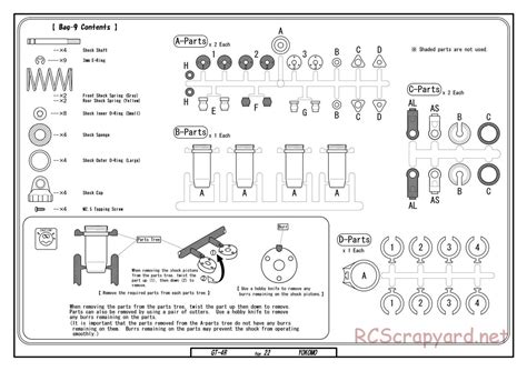 Yokomo GT R Instruction Manual GT R RCScrapyard Radio Controlled Model Archive