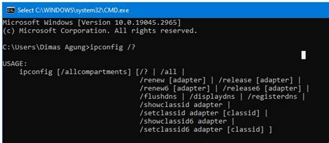 Perintahcommand Promt Cmd Jaringan Di Os Windows Service Keliling