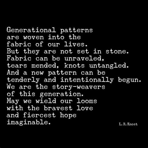 Generational Patterns In Our Lives