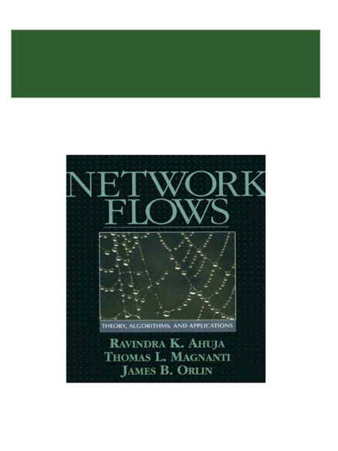 Download Ebooks File Network Flows Theory Algorithms And Applications