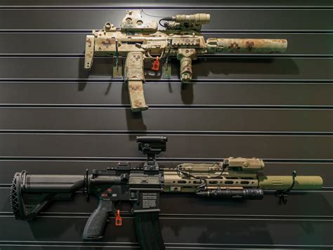 Gunporn Photo Heckler And Koch Heeled Flip Flops Submachine Gun