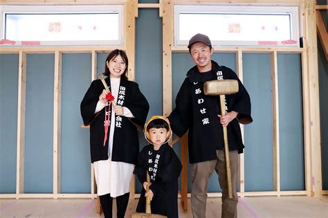 長野市のK様邸上棟式を執り行いました 長野市長野県で注文住宅新築一戸建ては自然素材デザインに強い工務店へ