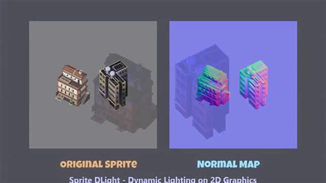 Sprite Dlight Instant Normal Maps For 2d Graphics Isometric Pixel