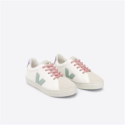 Esplar Leather White Matcha Lavande