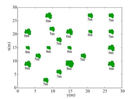 The Distribution And Height Of Each Tree In A Stand Download Scientific Diagram