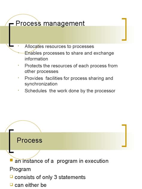 process management ppt scheduling computing concurrency computer science