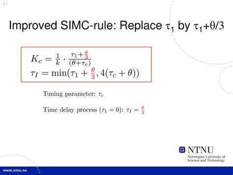 Ppt The Improved Simc Method For Pi Controller Tuning Powerpoint