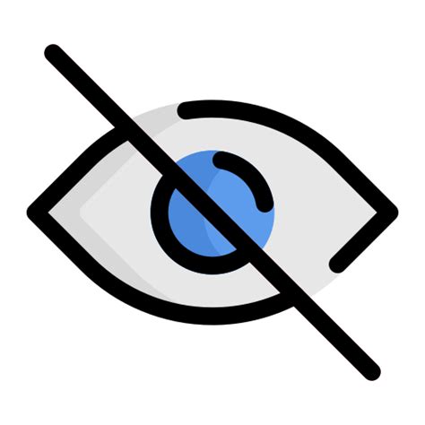 icono de esconder generic outline color