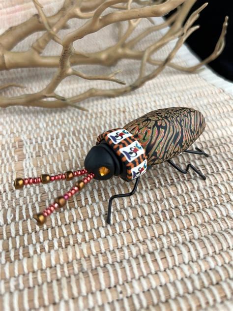 Bug Sculpture Beetle Sculpture Insect Sculpture Whimsical Sculpture
