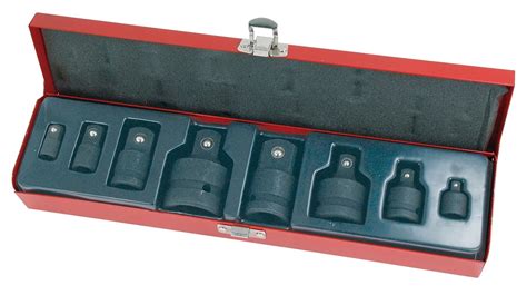 8pc Impact Socket Adaptor Reducer Set 1 4 3 8 1 2 3 4 1 Female To Male