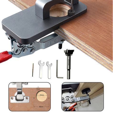 【現貨】35mm鉸鏈夾具鑽孔導鑽定位器帶夾具鋁開孔器模板門櫃工具100全新 蝦皮購物